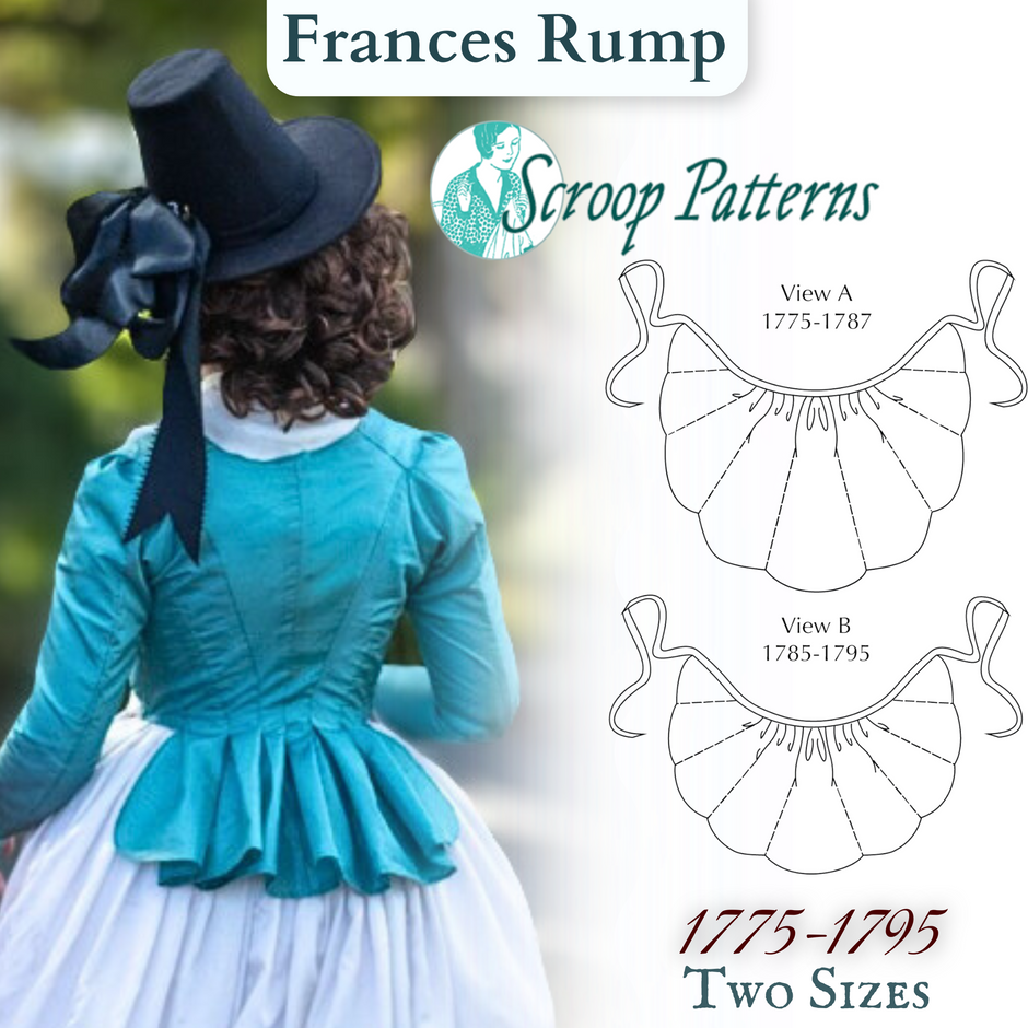 18th Century Sewing Patterns, Virgil's Fine Goods, Scroop Patterns